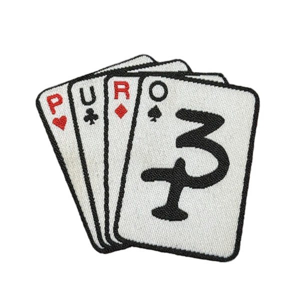 Los 3 Potrillos - 3P Cards Patch - Los 3 Potrillos Western Wear